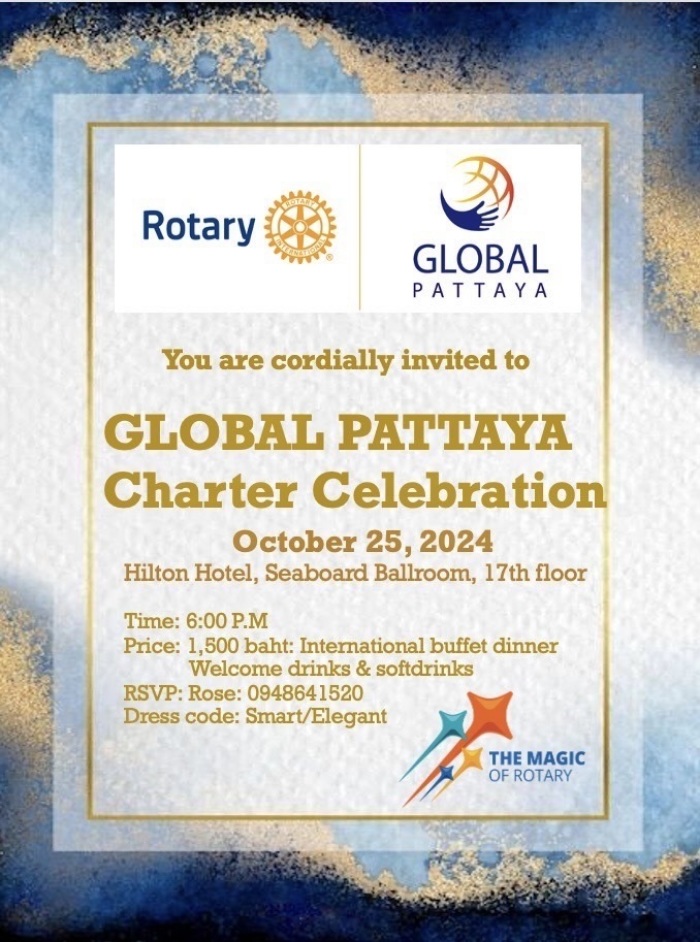 Global Pattaya Rotary Charter Celebration