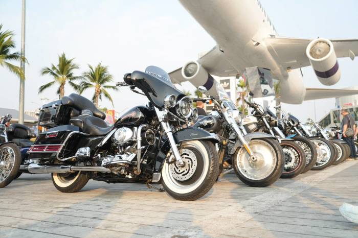 Pattaya wirbt für die Burapa Bike Week, Thailand