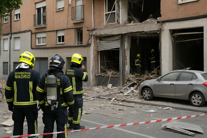 25 Verletzte bei Explosion in Madrid