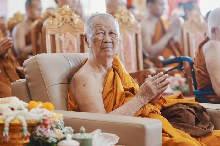 Luang Pho Panya feiert 89. Geburtstag, Thailand, Pattaya