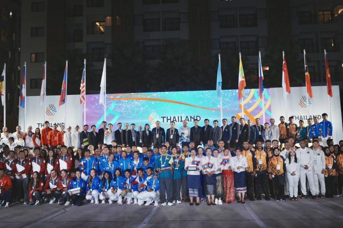 Pattaya begrüßt Athleten der SEA Games, Thailand