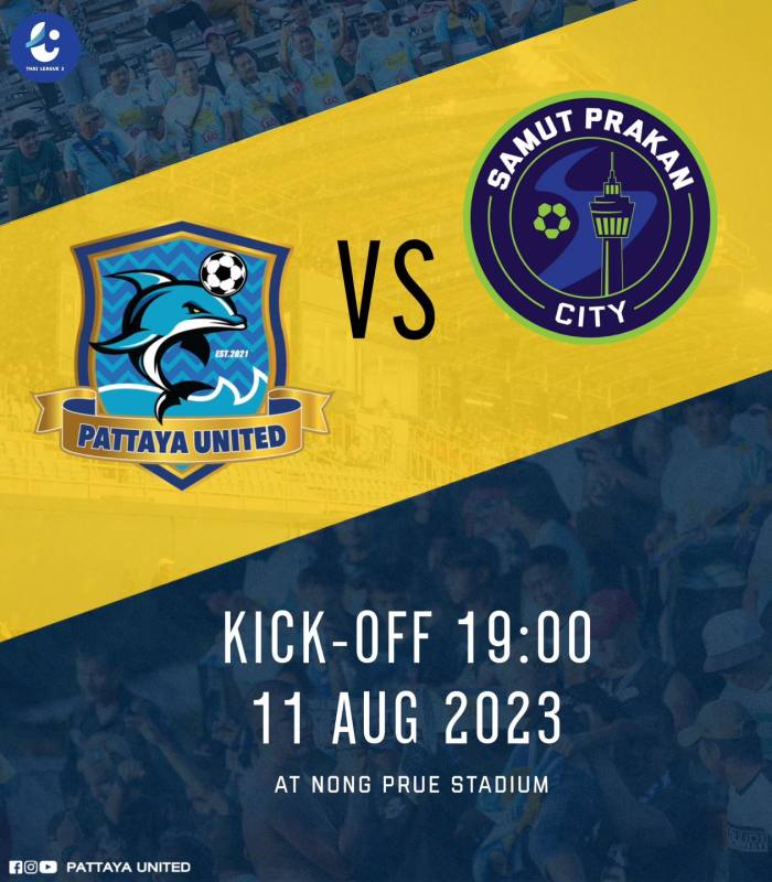 Pattaya United vs. Samut Prakan City, Thailand