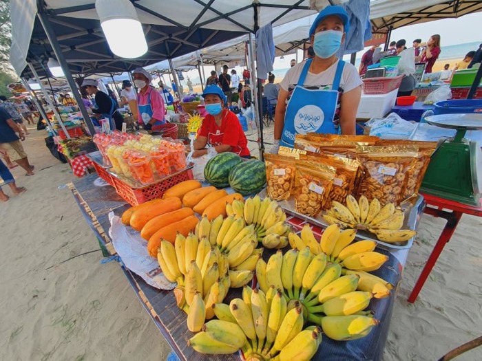 Touristen bescheren Handel gute Einnahmen, Thailand, Hua Hin