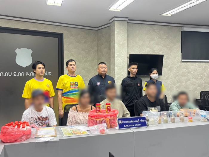 Razzia gegen illegalen Kräuterhandel, Thailand, Pattaya